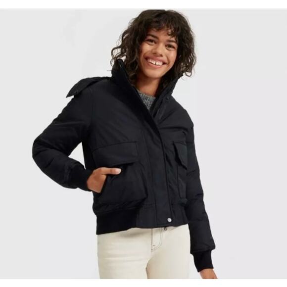 Everlane | Jackets & Coats | Everlane Renew Navy Blue Heavy Weight ...